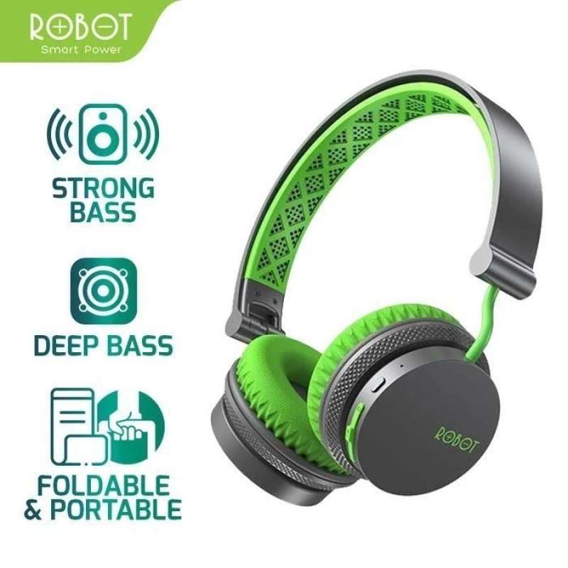 Jual HEADSET BLUETOOTH ROBOT SPIRIT H10 SUPER BASS WIRELESS SUBWOOFER ...