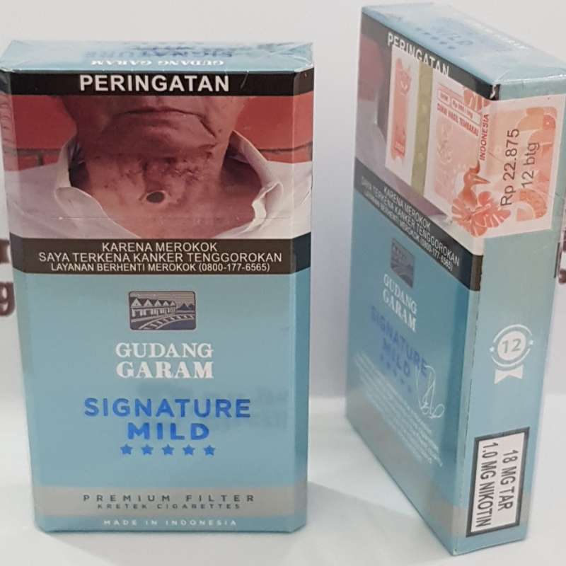 Jual Gudang Garam Signature mild - 12 Batang / 10 Bungkus / 1 Slop di ...