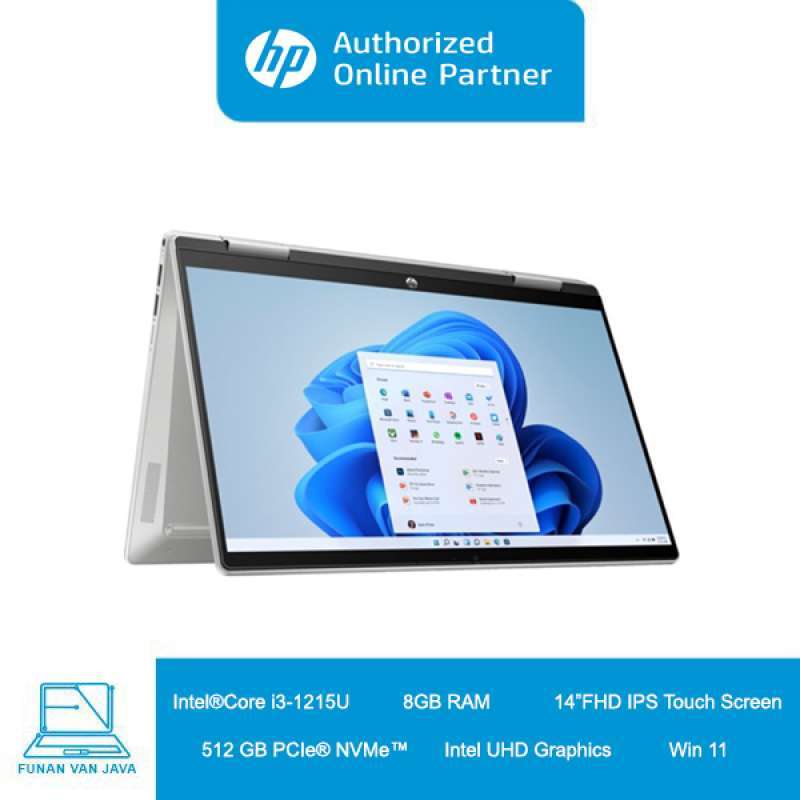 Jual Laptop Hp Pavilion X360 14-ek0113tu I3-1215u/8gb/512gb Ssd/win 11 ...