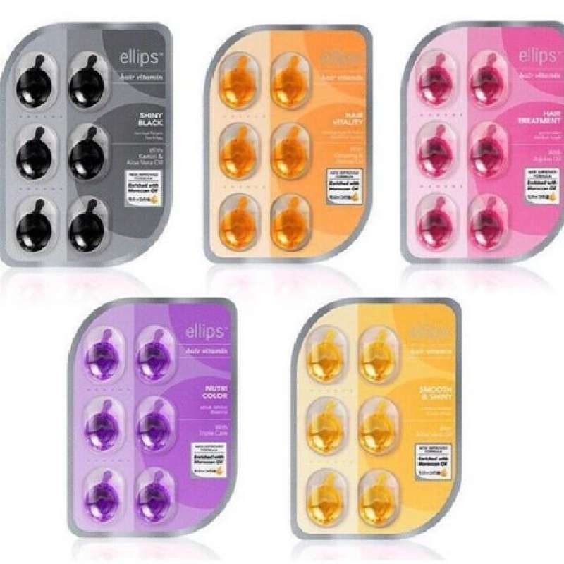 Jual Ellips Hair Vitamin | Pro Keratin | Balinese 6 Capsules - PK Pink ...