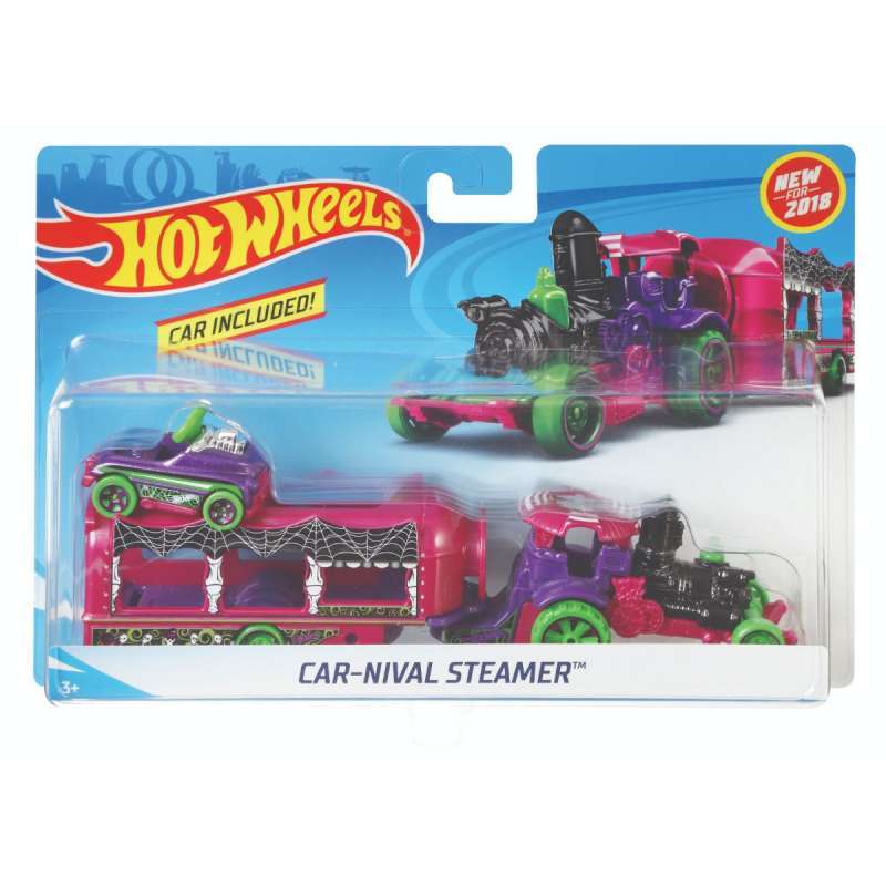 Promo Hot Wheels Bdw51h Super Rigs Drivin Wild 19 Car-nival Steamer ...
