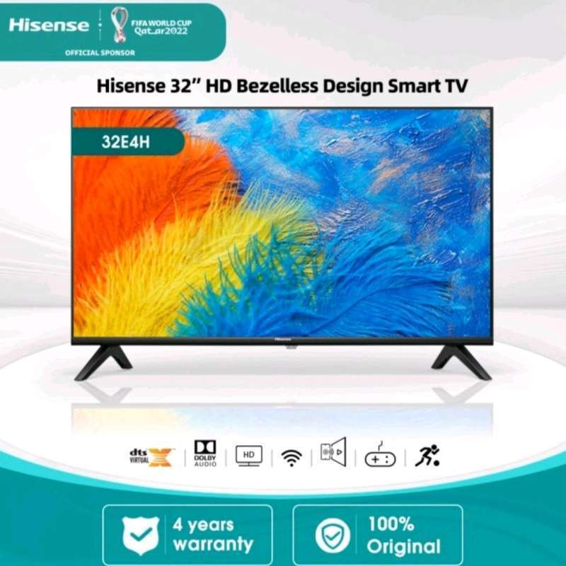 Promo Hisense 32e4h Bezelless Led Tv 32 Inch Digital Smart Hd Tv ...