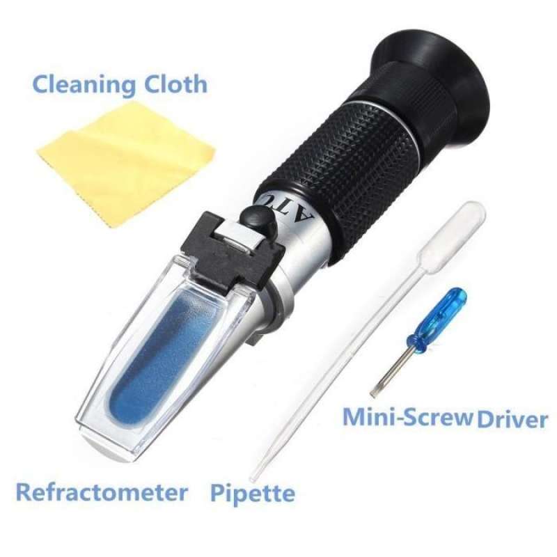 Jual New Atc Glycol Refractometer Car Antifreeze Battery Acid Engine ...