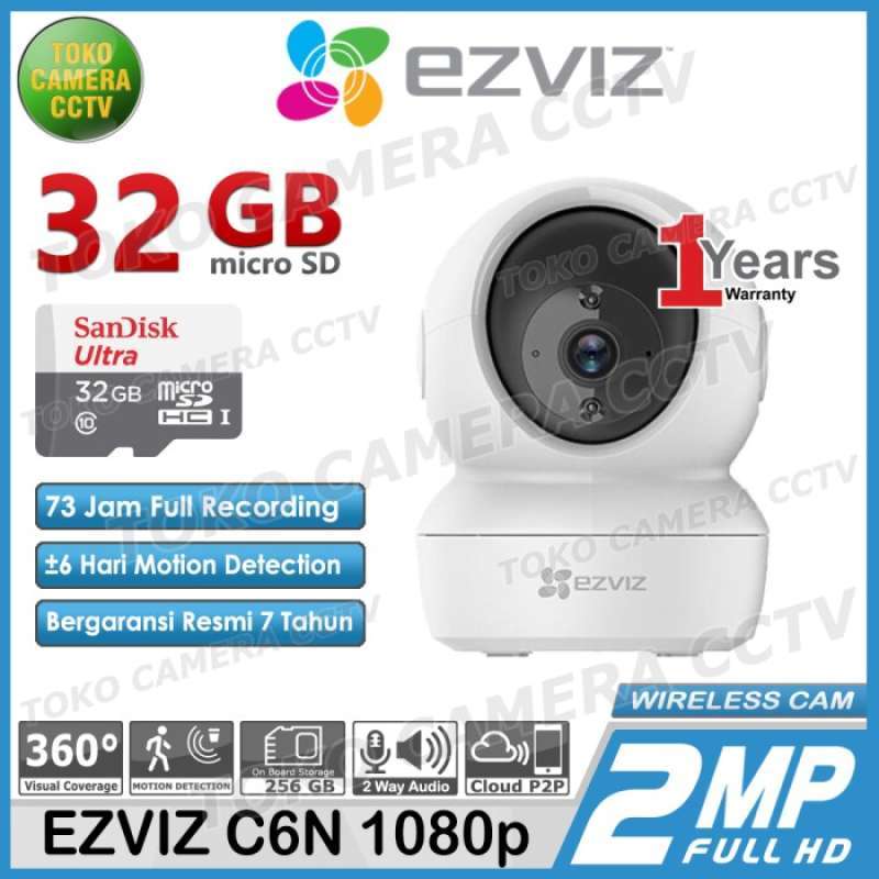 Jual CCTV WIFI KAMERA IP CAMERA EZVIZ C6N 1080p 2MP di Seller ZATI SHOP ...
