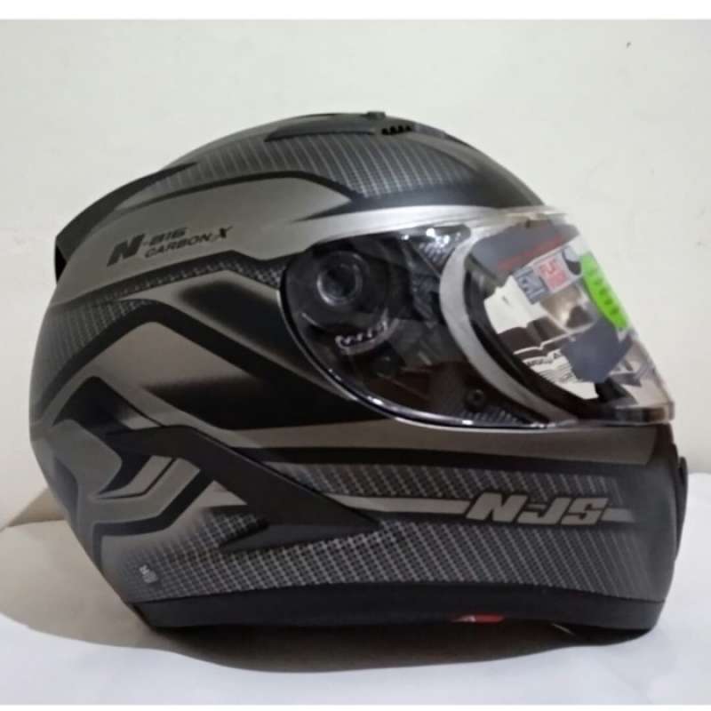 Promo HELM NJS SHADOW N -0 816R CARBON -X GREY BEL DOFF DAN GLOSSY Diskon 16% di Seller Gasta ...
