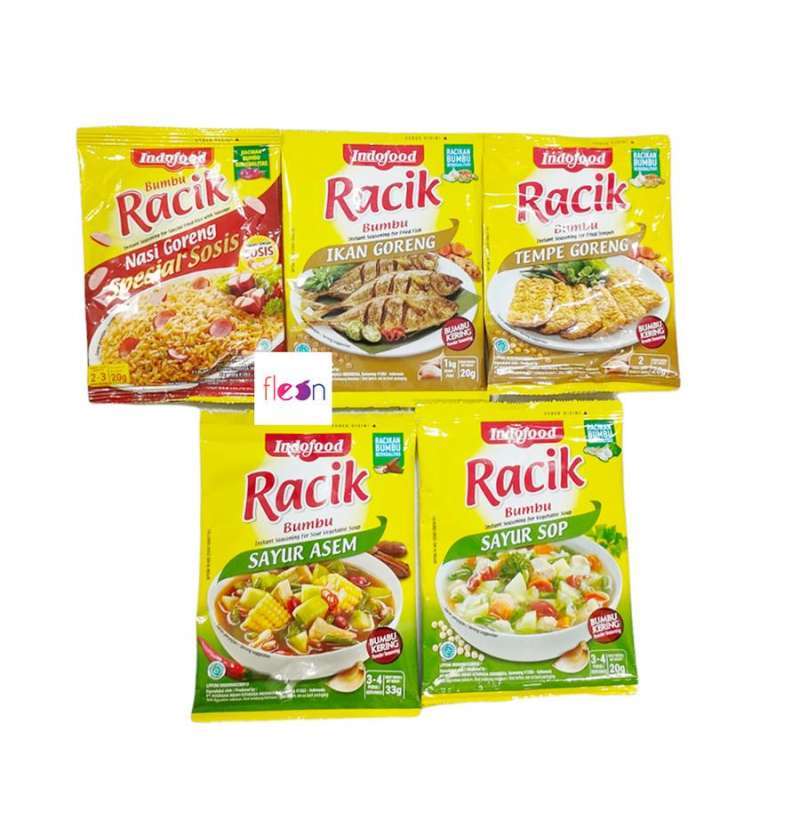 Jual Indofood Bumbu Racik Ayam / Ikan / Mie / Nasi Goreng Cabe Ijo ...