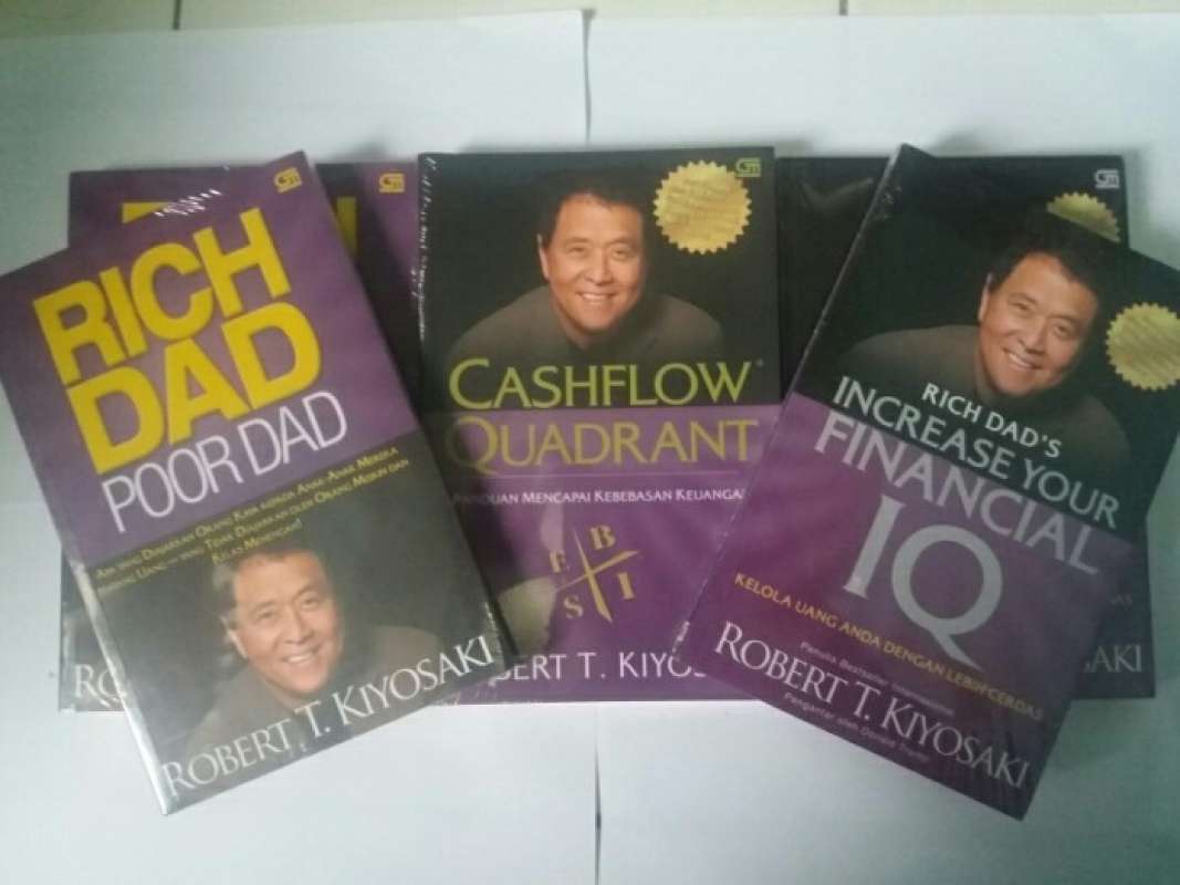 Promo Rich Dad Poor Dad Cashflow Quadrant Increase Financial Robert