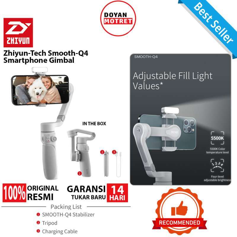 Promo Zhiyun Tech Smooth Q4 / Q 4 Smartphone Gimbal Stabilizer Garansi ...