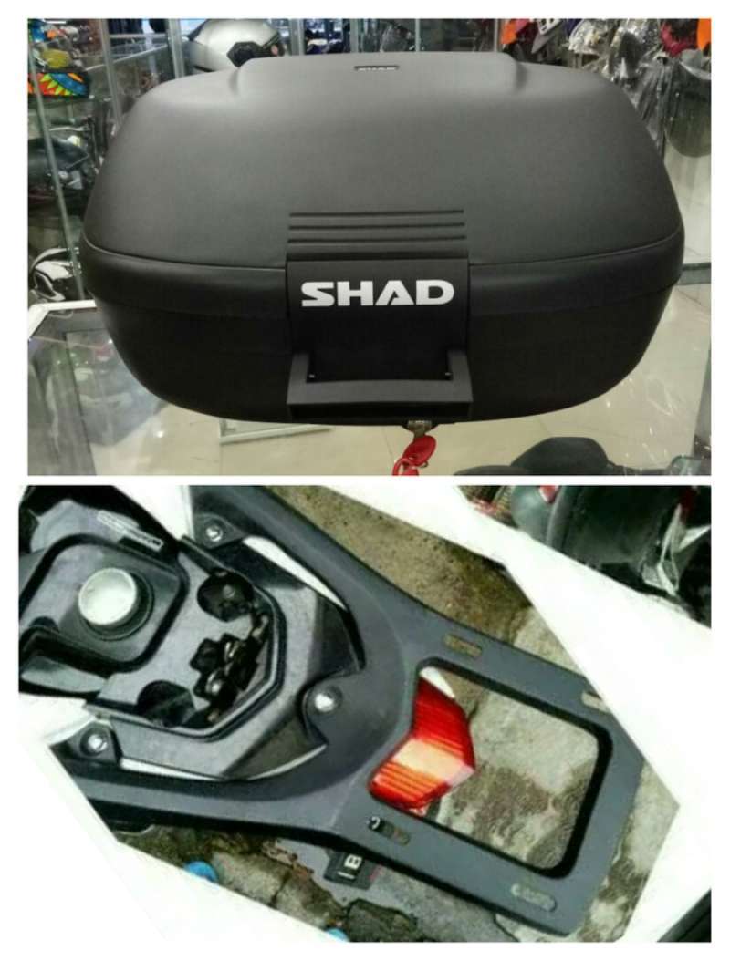 Jual PAKETAN BOX SHAD UKURAN 42 LITER / PER BREKET BOX MOTOR VARIO 150 ...