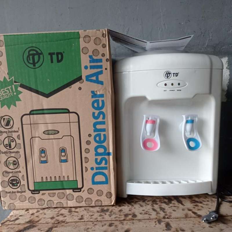 Jual dispenser air minum panas/natural galon diatas merk TD di Seller ...