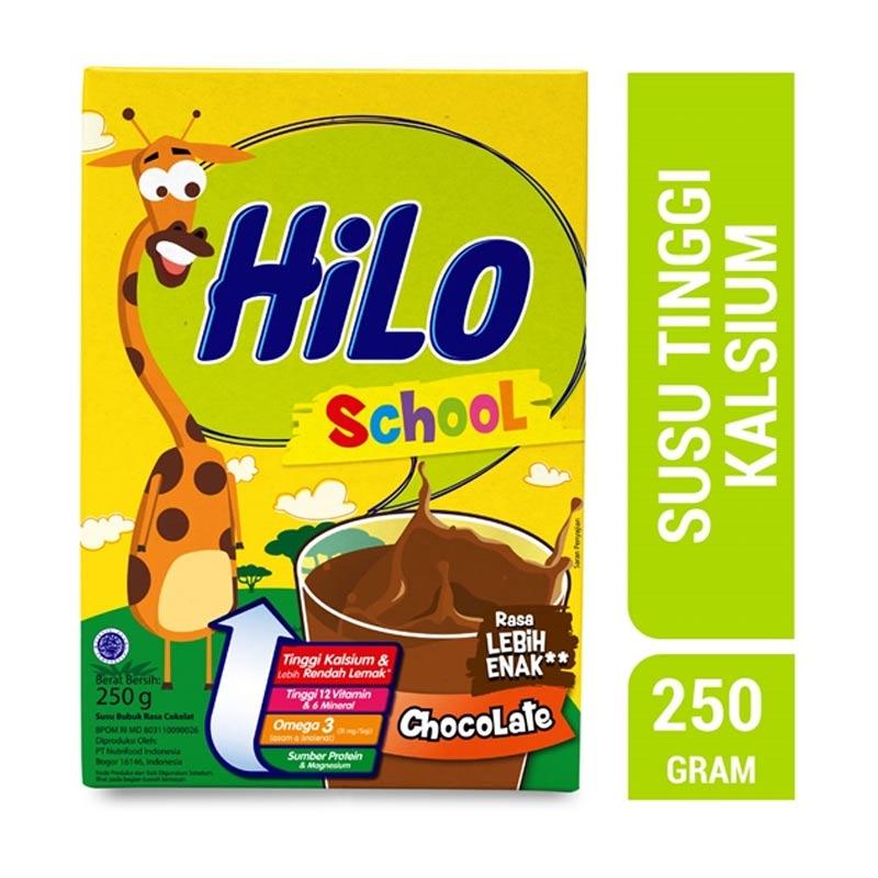 Promo Hilo School Chocolate Susu Pertumbuhan Anak [250 g] Diskon 2% di ...