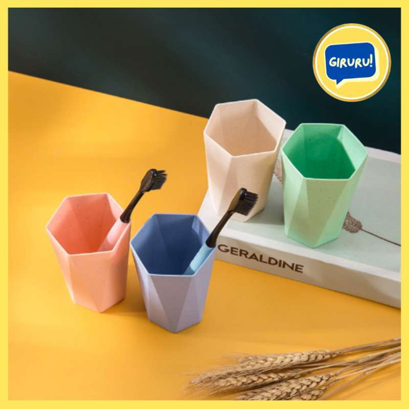 Jual Gelas Jerami Gandum / Wheat Straw Glass / Toothbrush Cup / Gelas ...