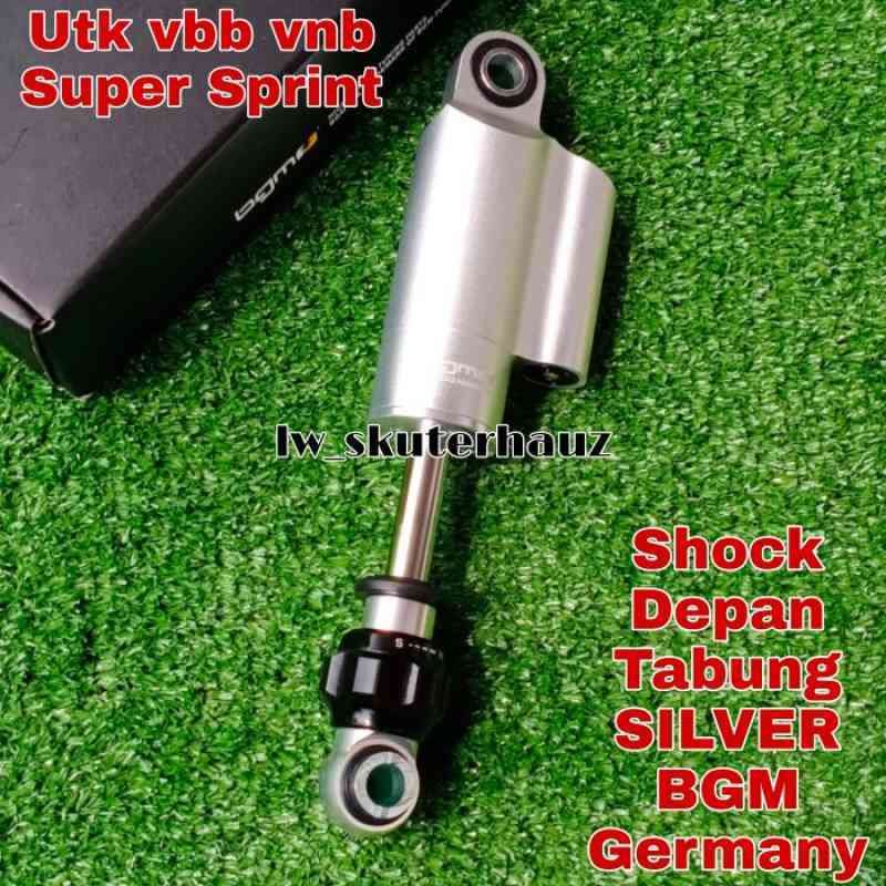 Jual Shock depan tabung silver BGM Germany utk Vespa Fork 3 vbb vnb Super di Seller Gasta Depn ...