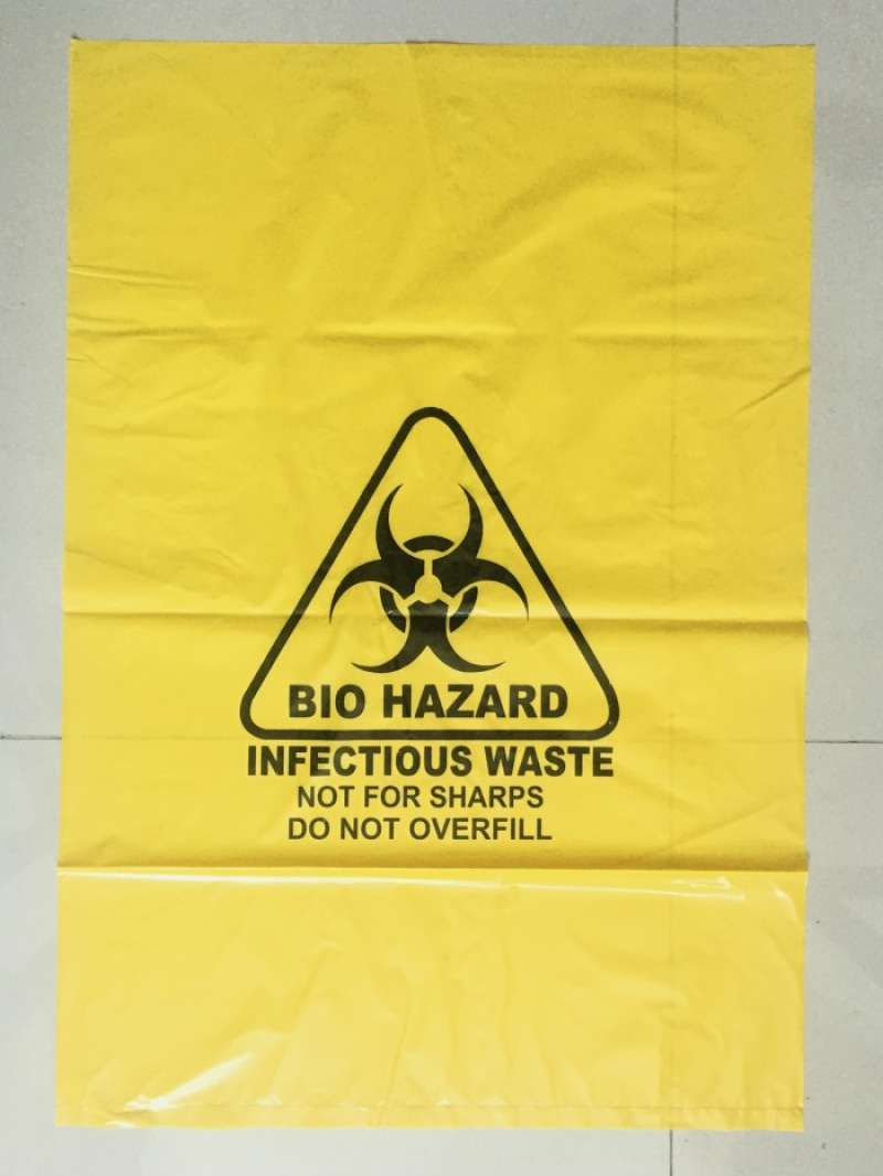 Promo PLASTIK BIOHAZARD INFEKSIUS LIMBAH MEDIS B3 80 X 100 - KANTONG ...