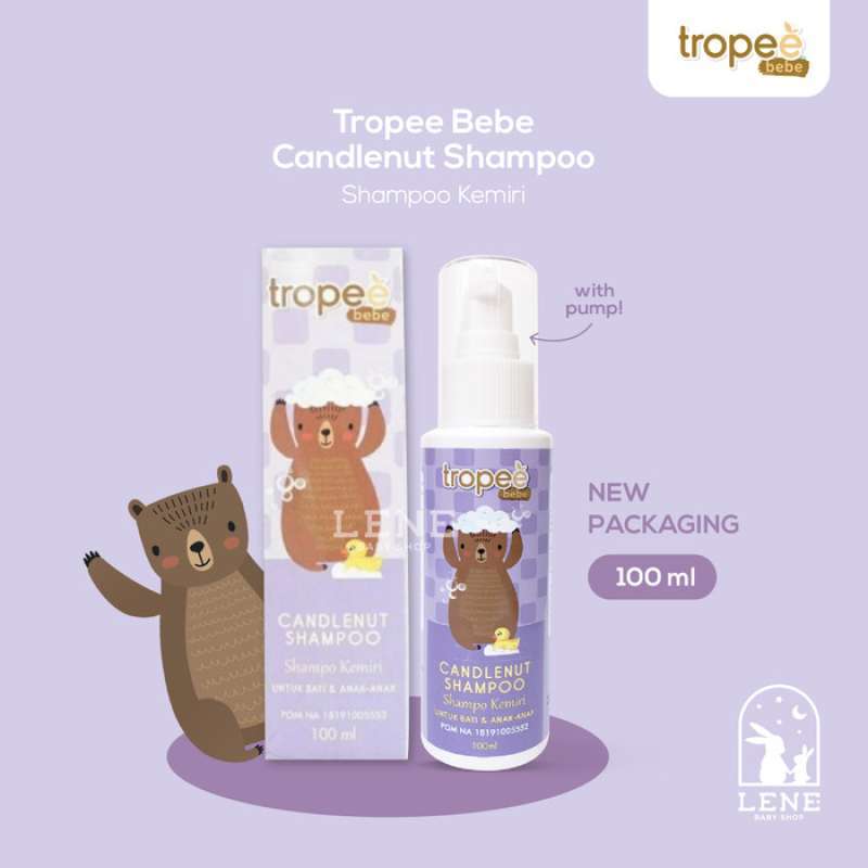Promo (100ml - New Packaging) Tropee Bebe Candlenut Shampoo / Shampoo Kemiri Diskon 21% Di ...