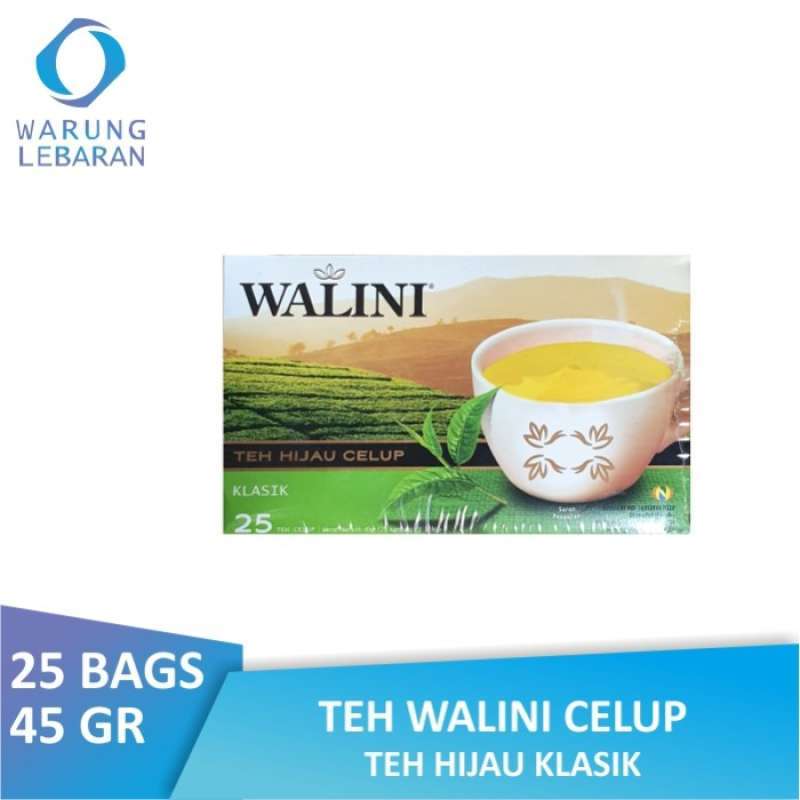Jual Teh Walini Celup Teh Hijau Klasik 25s (45 gr) di Seller Warung ...