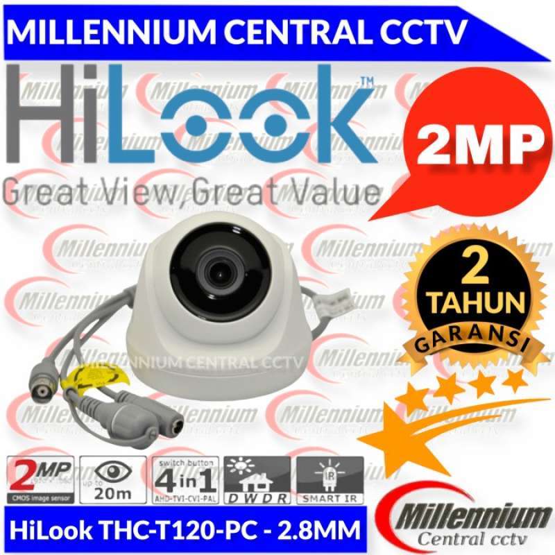 Promo Free Ongkir Hilook Thc T120 Pc 2mp Hilook Camera Cctv Indoor
