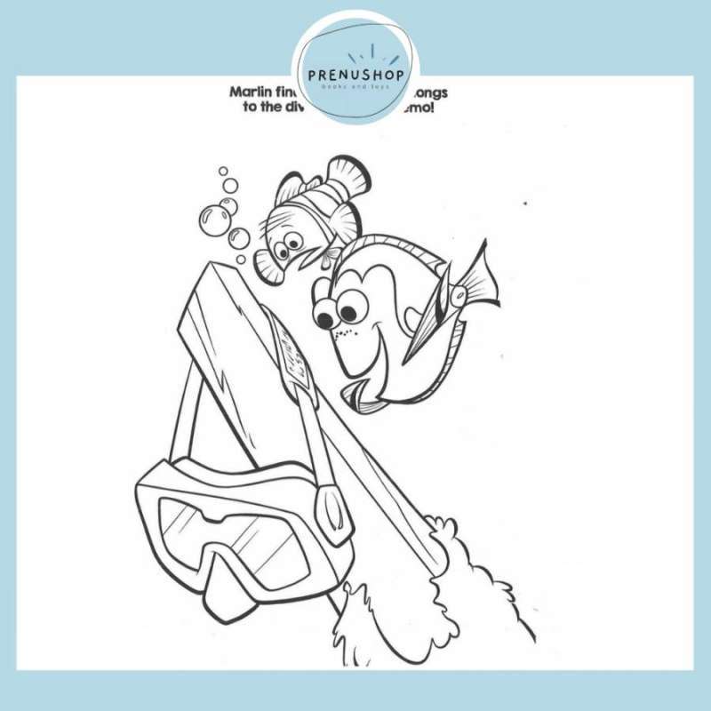 Jual New Segel Simply Colouring Book: Disney Pixar Finding Nemo ...