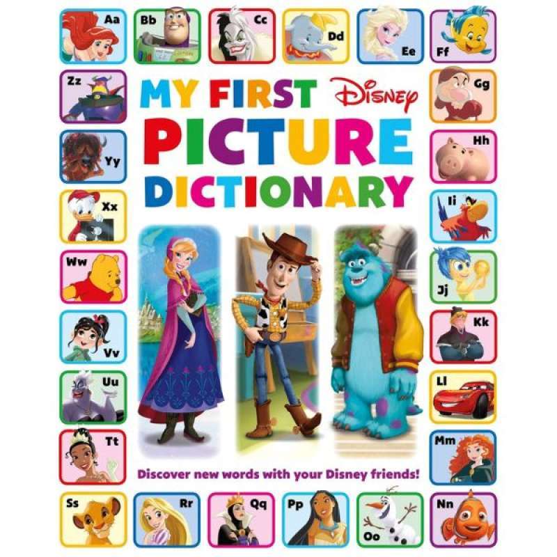 Promo Disney: My First Picture Dictionary Education Book / Buku Edukasi ...