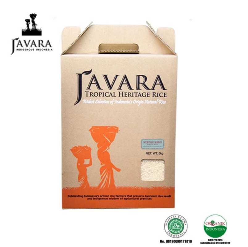 Jual Javara - Beras Putih Organik Menthik Wang - 5kg di Seller Organik ...