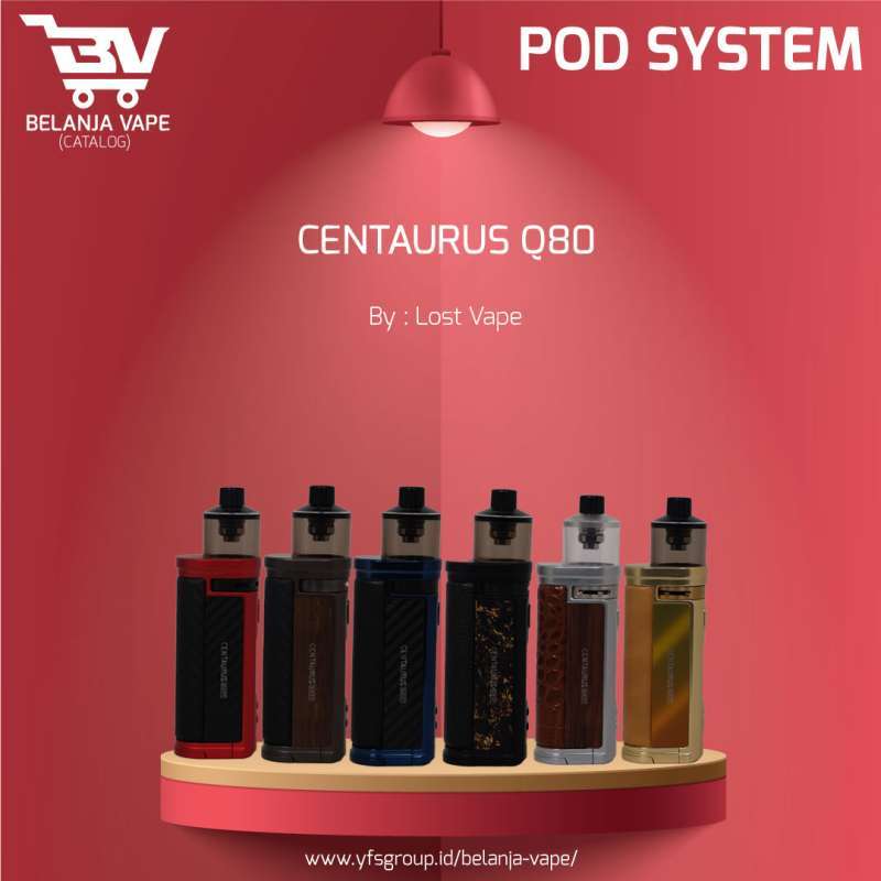 Jual Lost Vape Centaurus Q80 80W Pod Mod Kit Authentic di Seller ...