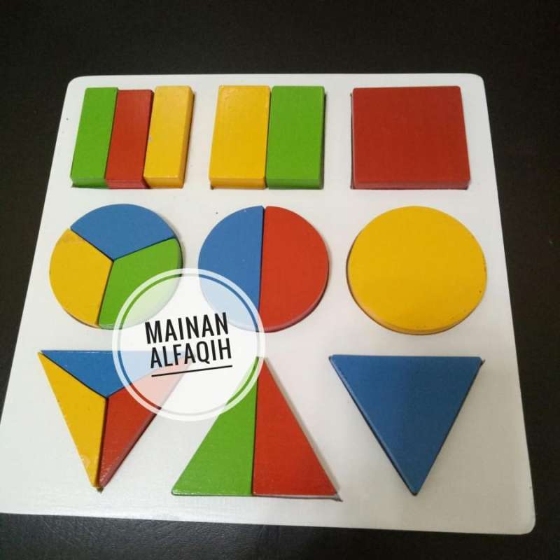 Jual Mainan Edukasi Anak- Puzzle Shapes Geometri Pecahan di Seller CV ...