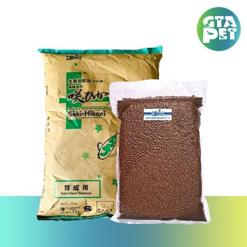 Jual Pakan Makanan Ikan Koi Jepang Repack Saki Hikari Balance Sinking S ...