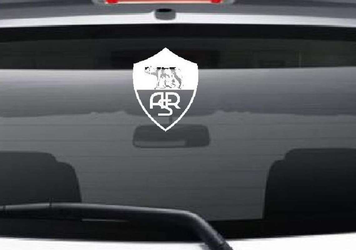 Jual Aksesoris Mobil Stiker Bola AS Roma Logo Kaca Body Car Sticker ...