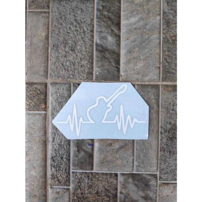Jual Cutting Stiker Logo Musik Gitar Motor Helm Laptop Case Hp Tas ...