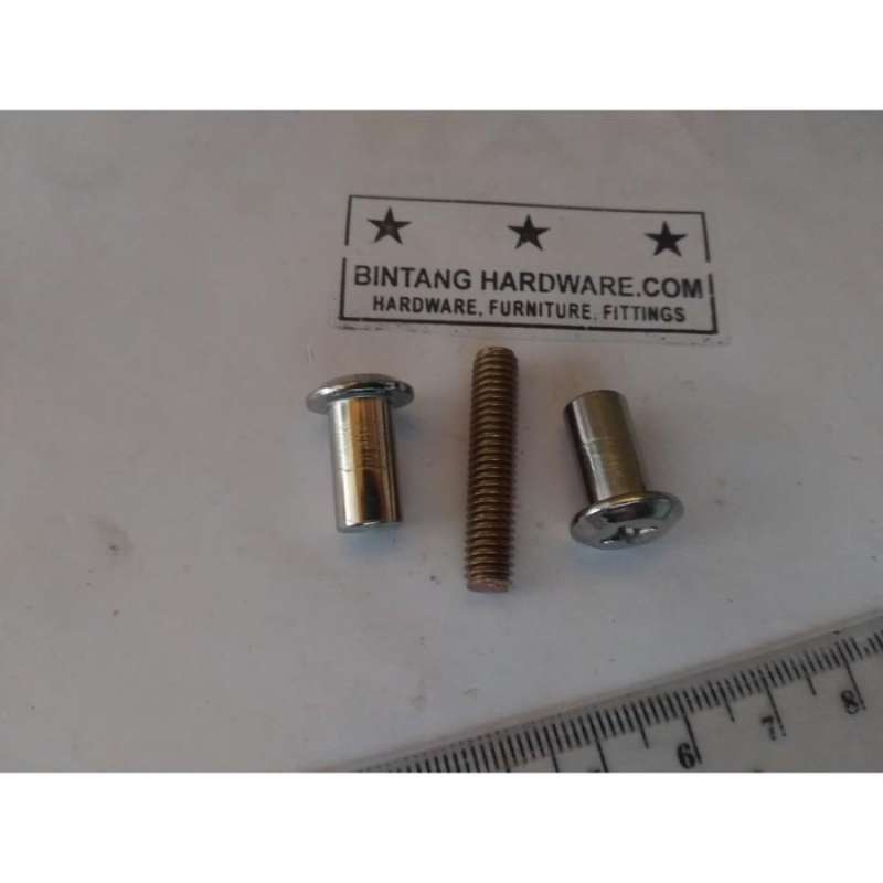 Jual Baut Sambung Baut Tembus Connecting Bolt Knockdown Baut Knock Down ...