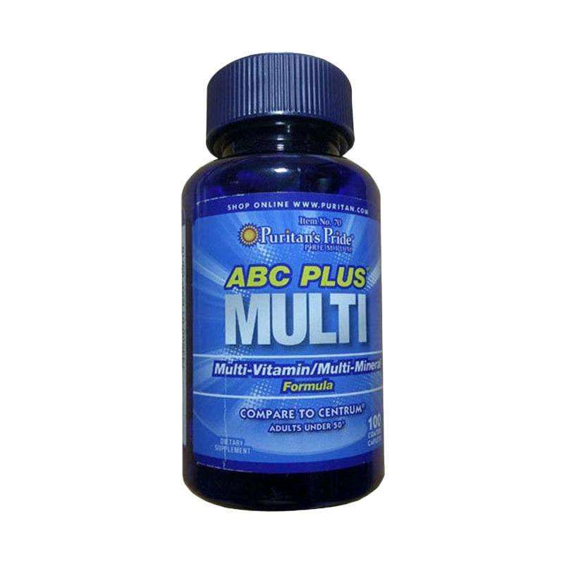Promo Puritan Pride Abc Plus Multivitamin & Multi-mineral [100 Kaplet ...