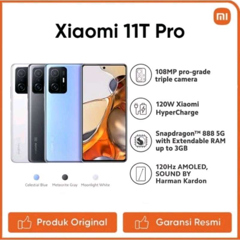 Jual Xiaomi 11T Pro 5G 12/256 GB Garansi Resmi Indonesia di Seller ...