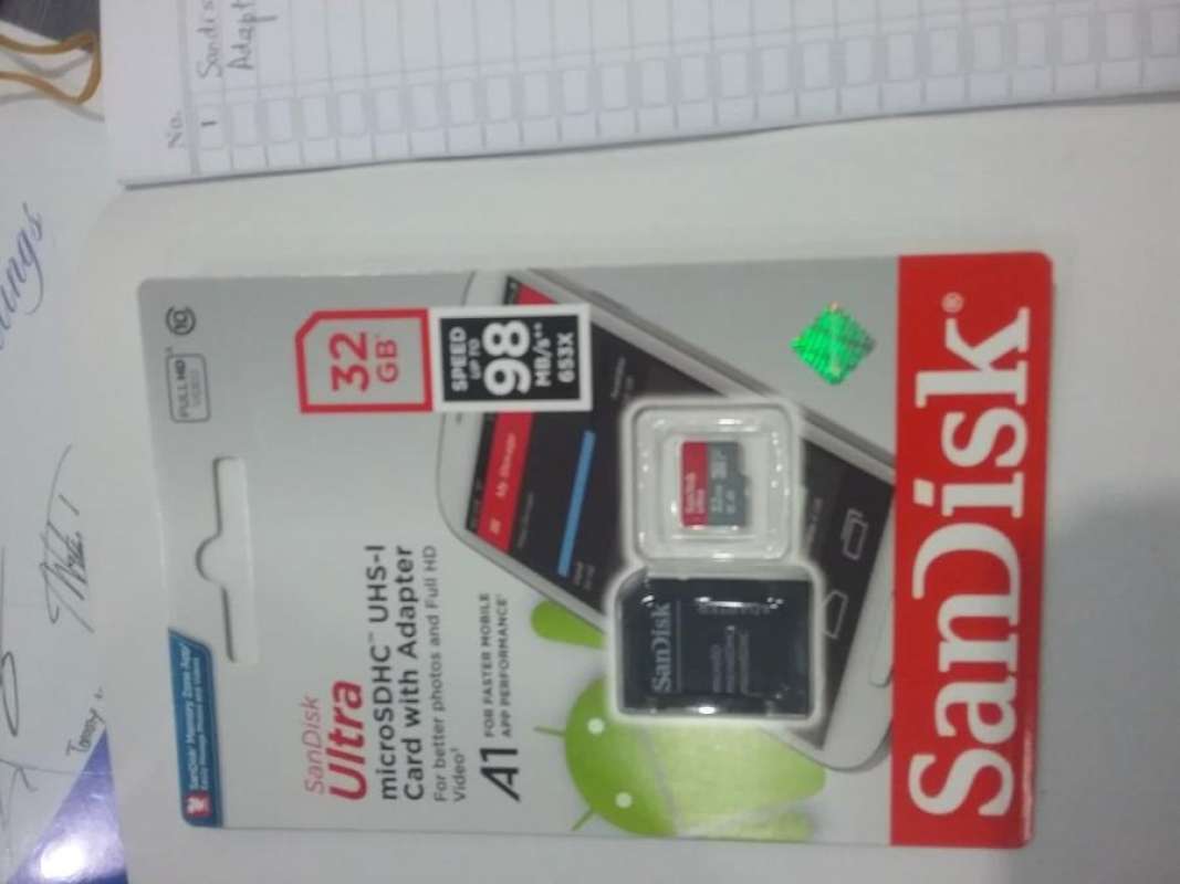 Jual SanDisk Memory Card Ultra MicroSD UHS-I 32 GB With Adapter di Seller New tech medan - Jati ...