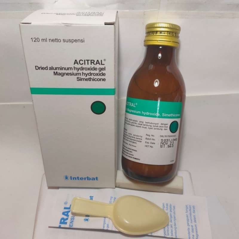 Promo Acitral Suspensi Sirup 120 Ml.Obati Maag,Asam Lambung,Perih ...