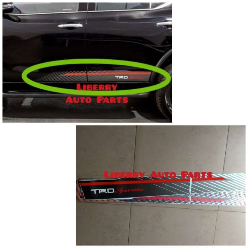 Jual Sticker / STIKER / Body Pintu Fortuner TRD SPORTIVO Original di ...