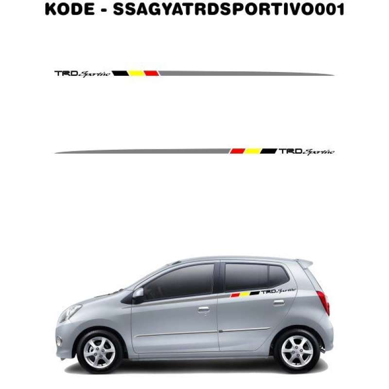 Jual Sticker Side Stripe Toyota Agya Trd Sportivo Di Seller Gasta Depn ...