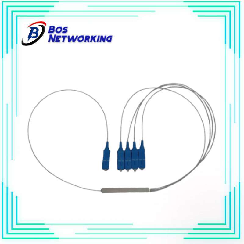 Jual PLC Fiber Optik Passive Splitter Micro 1:4 SC UPC di Seller Bos ...