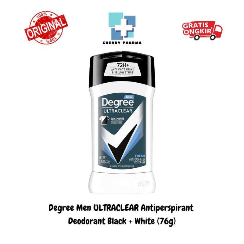 Jual Degree Men Ultraclear Antiperspirant Deodorant Black + White (76g ...