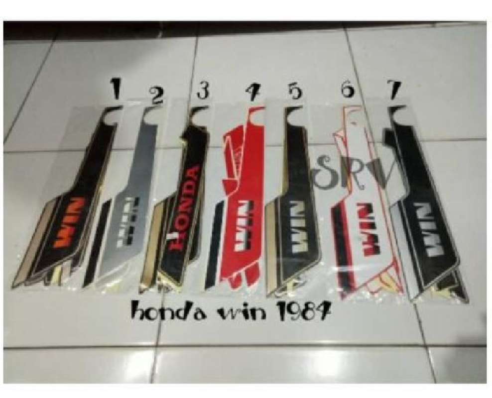 Jual STRIPING HONDA WIN TAHUN 1984 UNTUK MODEL STANDAR V2 di Seller ...