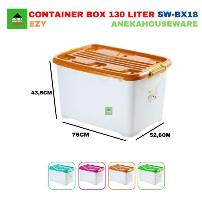 Jual Ezy Container Box 130 Ltr Sw-bx18 Di Seller Anekahouseware - Kapuk ...