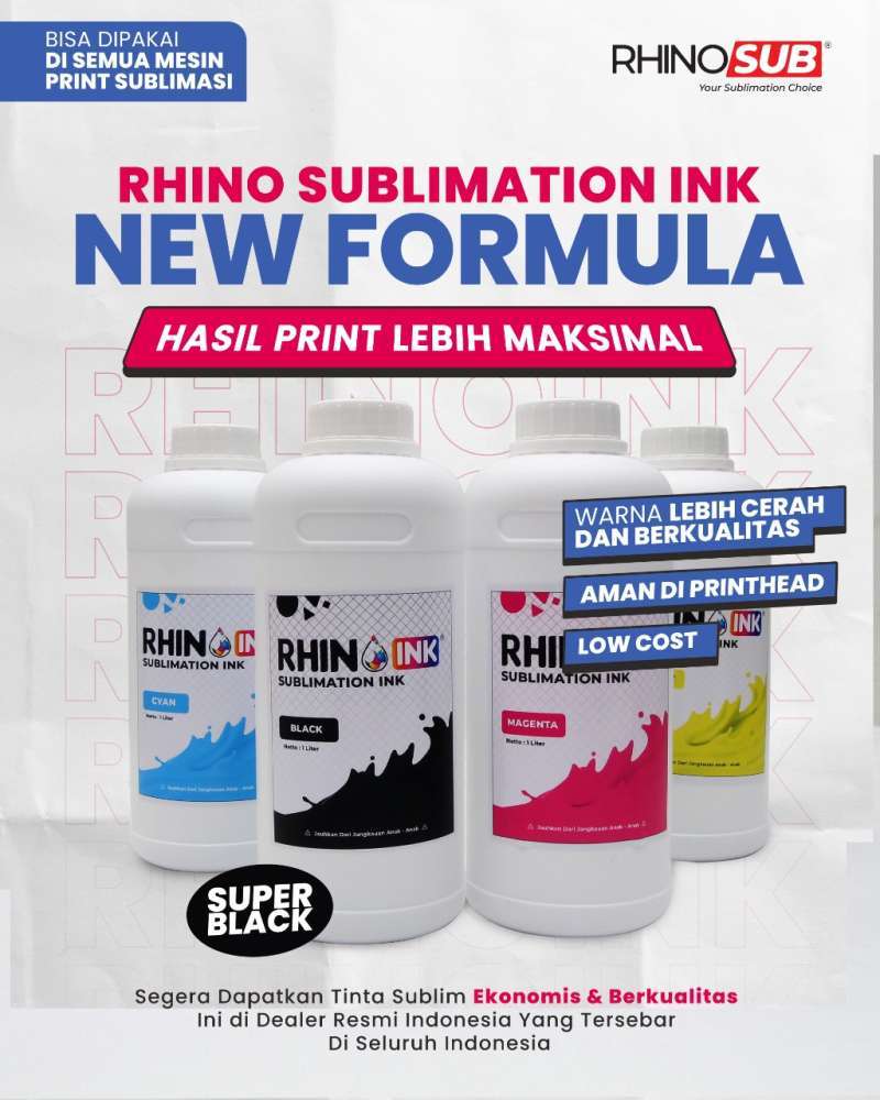 Jual TINTA SUBLIM / TINTA SUBLIMATION 1 LITER UNTUK HEAD EPSON 4720 ...
