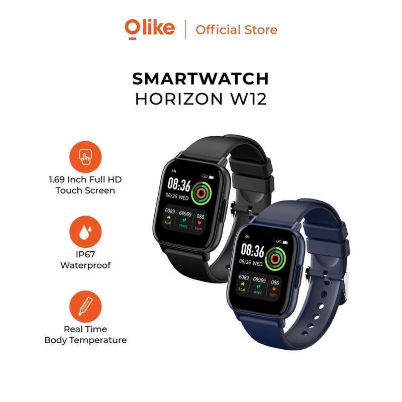 Promo Olike Smartwatch Horizon HD Full Touch Screen Real Time ...