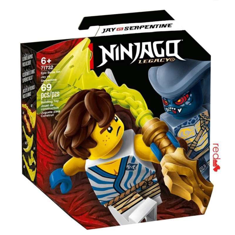 Jual LEGO 71732 Ninjago Epic Battle Set â Jay vs. Serpentine di Seller ...