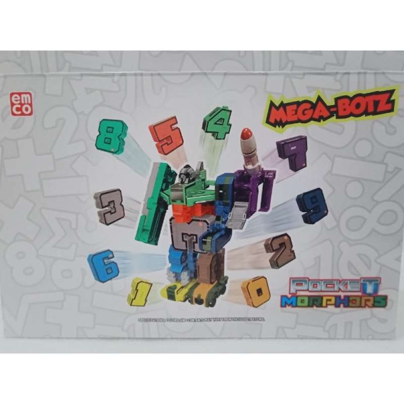Jual Emco - Pocket Morphers 1 Pcs - Pocket Morpher - Robot Angka ...