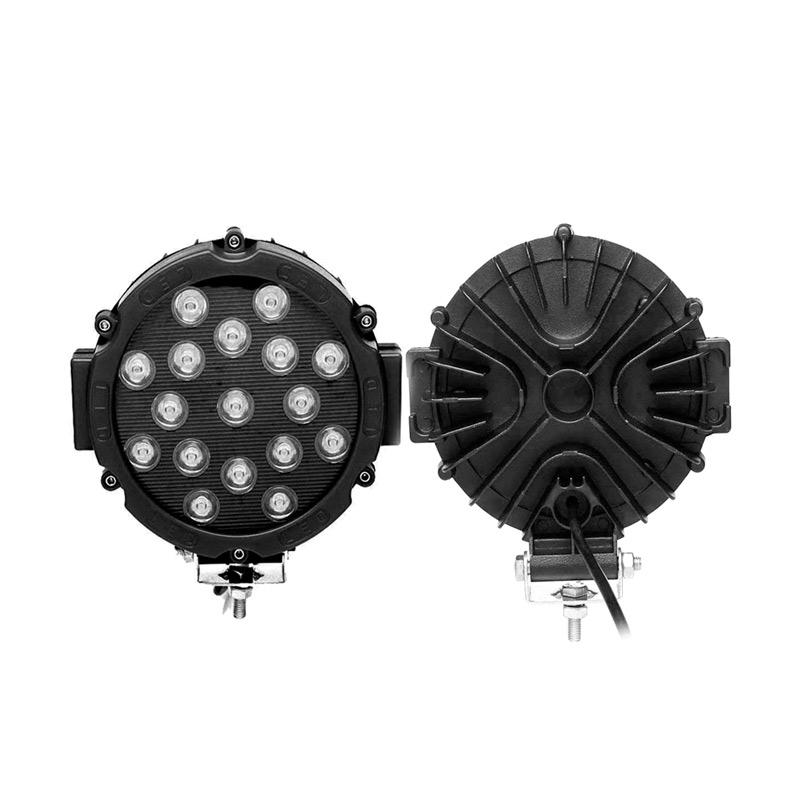 Jual Oem Led Light Bar Red Round Spot Light Pod Off Road Fog Driving ...