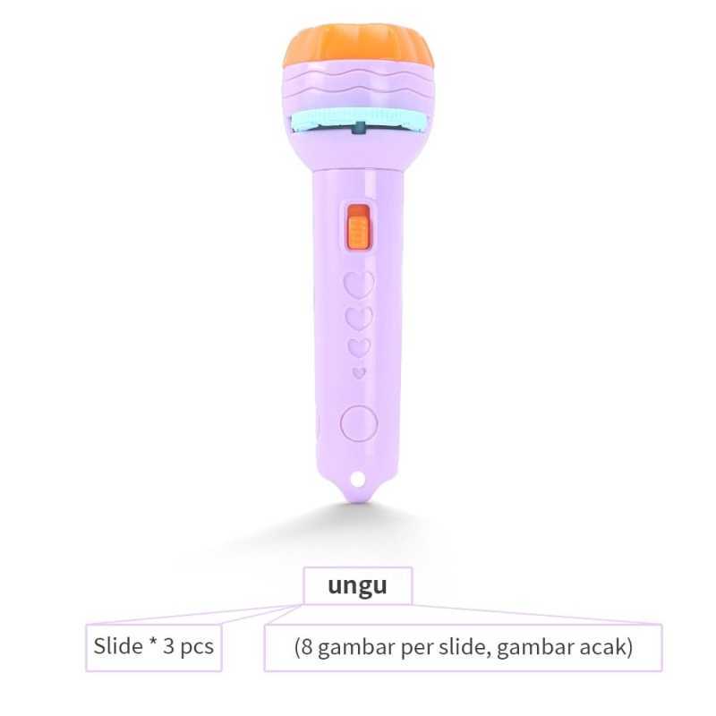 Promo Mainan Proyektor Anak Senter Lampu Malam 24 Gambar / Flashlight ...