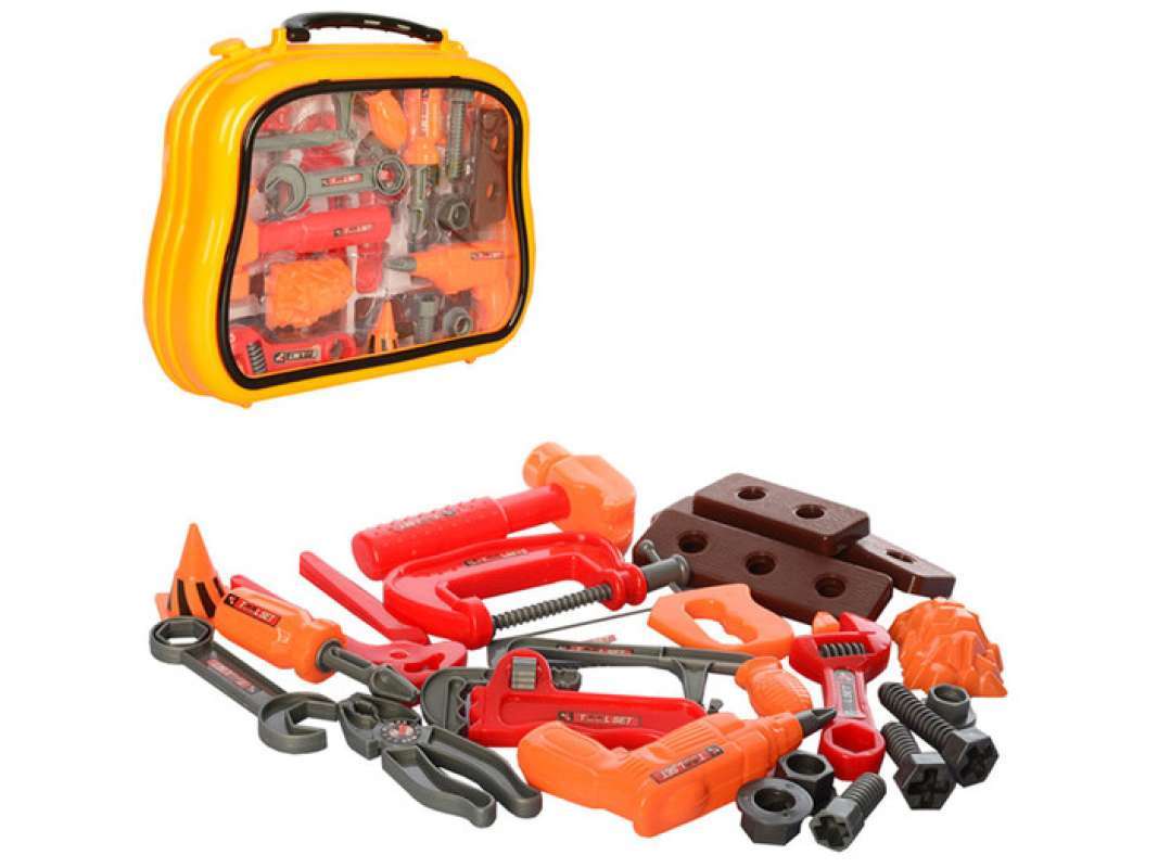 Jual MAINAN ALAT TUKANG TUKANGAN TOOL SET KOPER 23 PCS di Seller toko ...