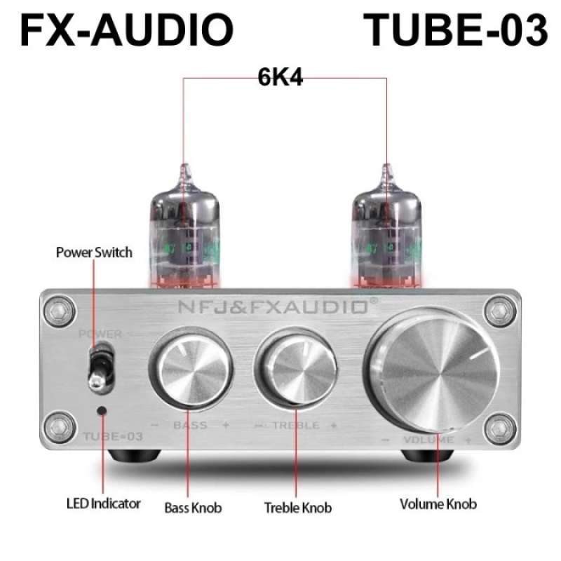 Jual Fx-audio Tube-03ge Vacuum Tube Pre-amplifier Hifi Audio Ge5654w ...