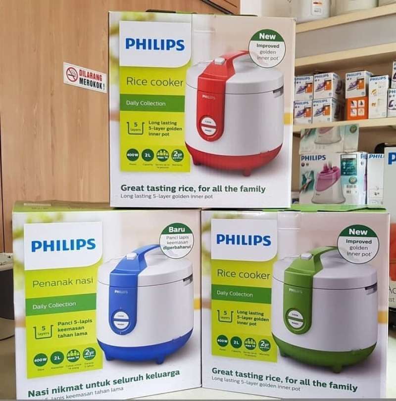 Promo Rice Cooker Philips HD-3119 Kapasitas 2 Liter Diskon 13% di ...