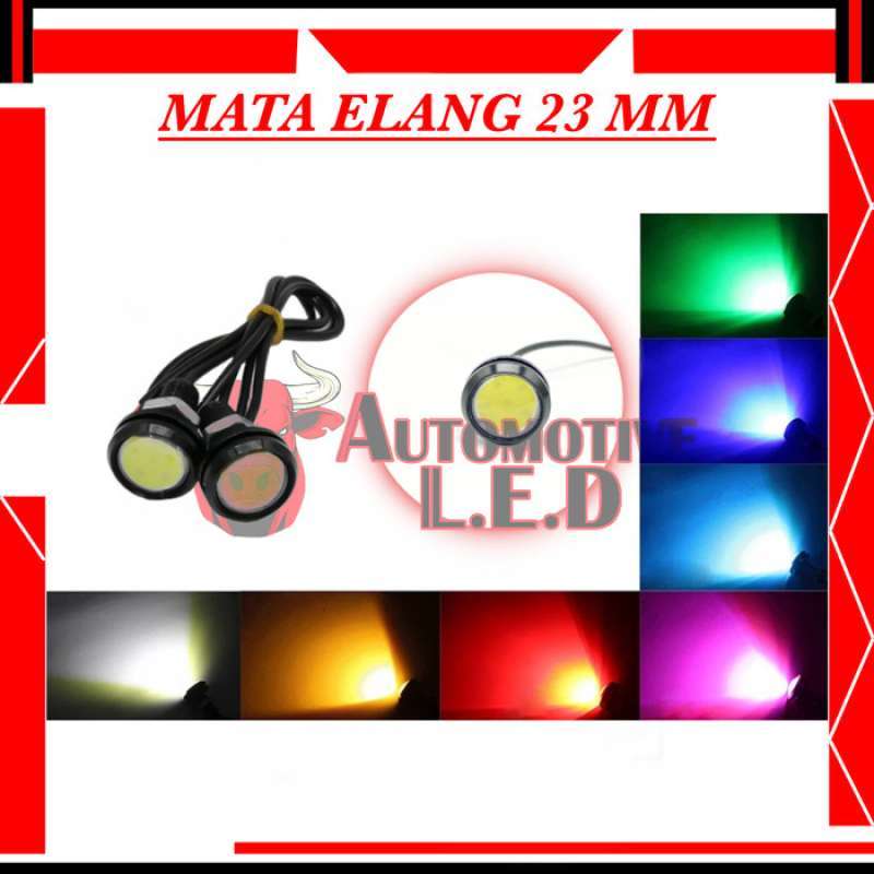 Promo Lampu Led Mata Elang Cob Lampu Led Eagle Eye 12v 23mm Universal ...